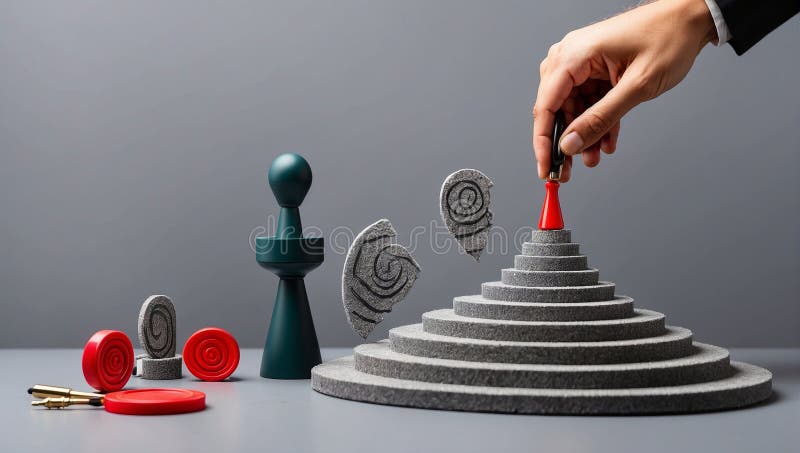 Abstract Composition of the Concept of Business Ideas. Stock ...