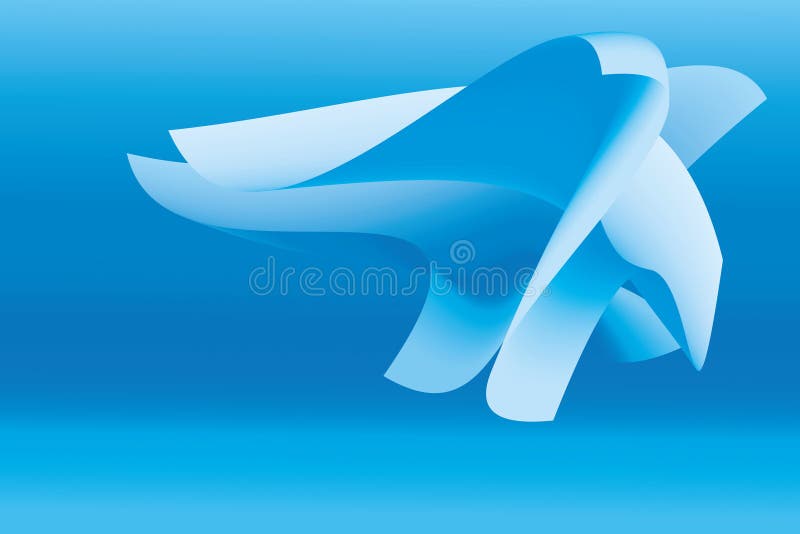 Abstract Composition Waving Material Floating in the Wind Stock ...