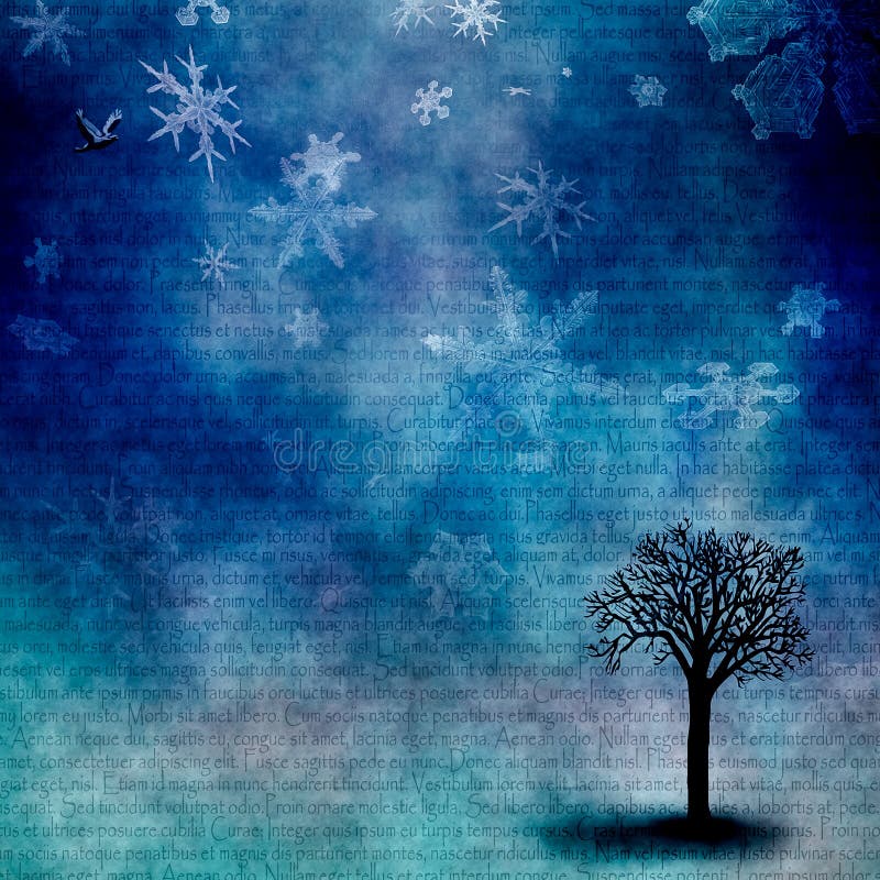 Winter mood stock illustration. Illustration of blue - 136704967