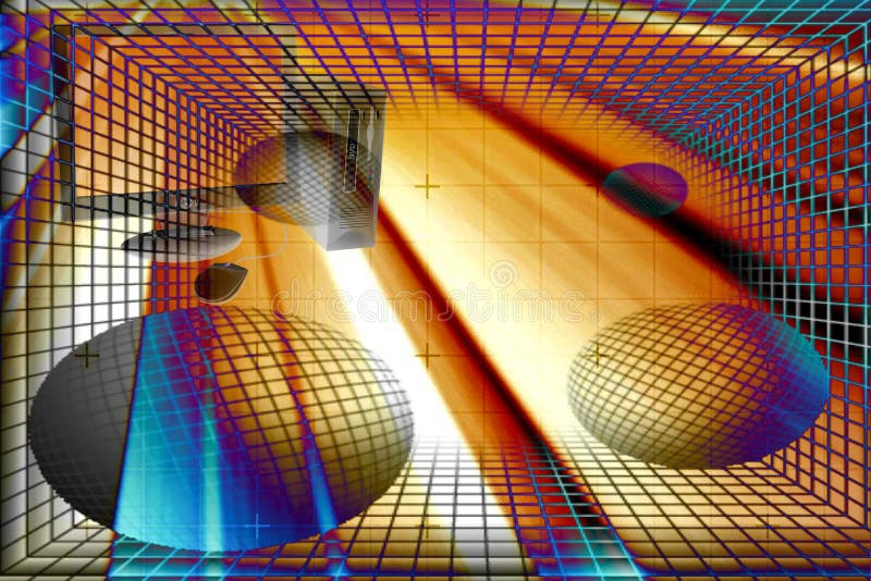 Abstract computer stock illustration. Illustration of graphics - 8366671