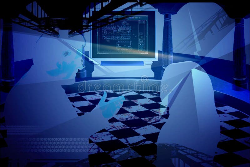 Abstract computer stock illustration. Illustration of graphics - 8366671