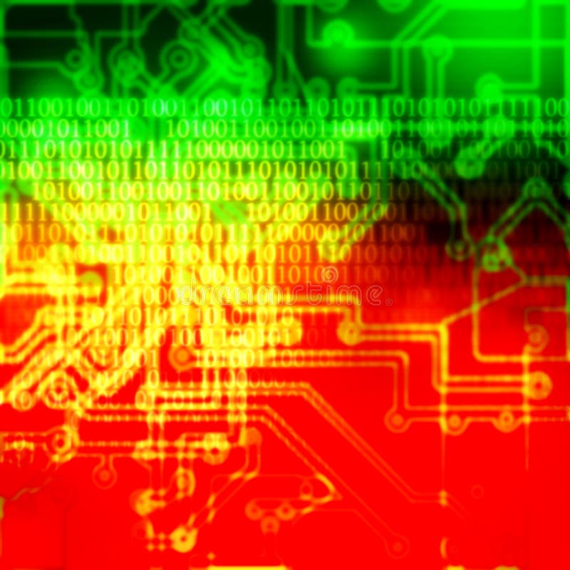 Abstract Computer Background Stock Illustration - Illustration of ...