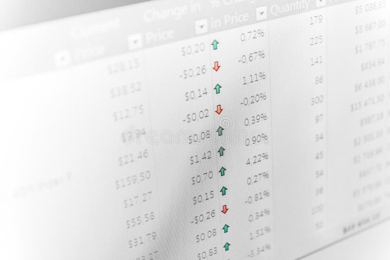 Abstract Computer Bit Data of Finance Graph. Stock Photo - Image of ...