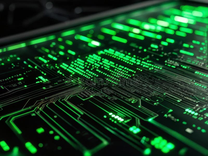 Abstract Computer - Circuit Board. Technology and Science Concept Stock ...