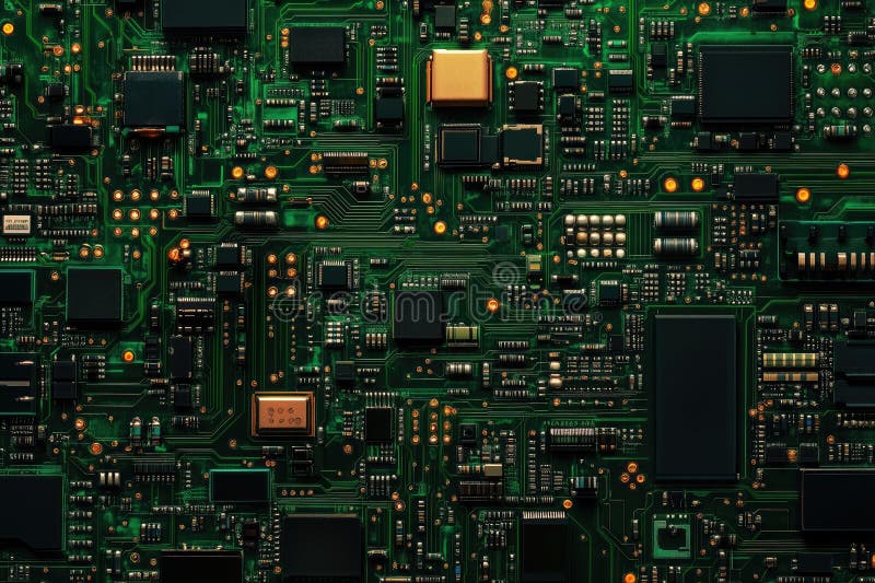 Abstract Computer Circuit Board Wallpaper Background for Tech Design ...
