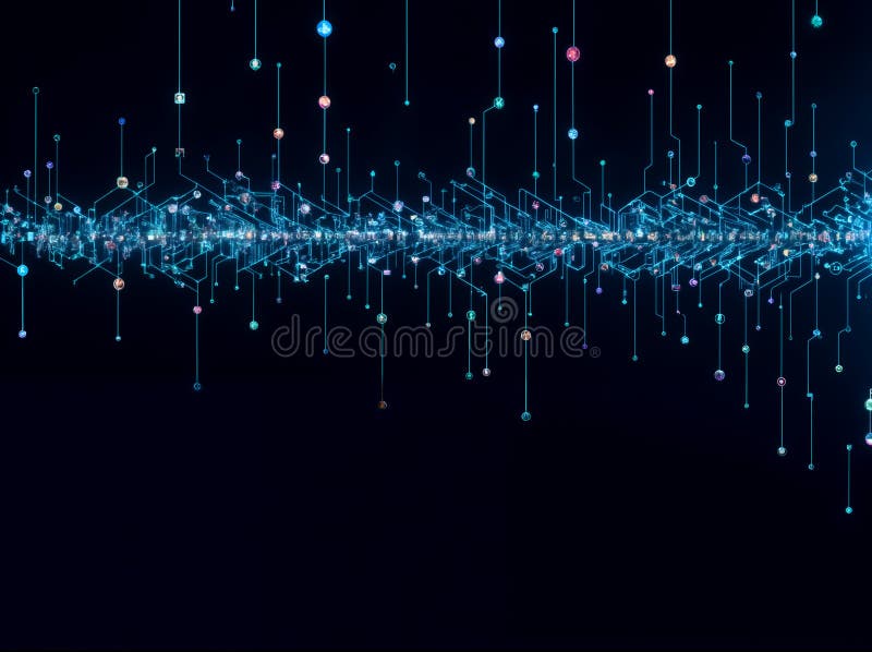 Abstract Computer Data Characters Big Data And Internet Technology