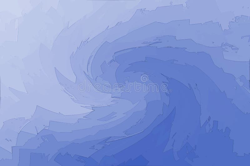 Abstract Blue Waves Drawing Background Stock Illustration ...