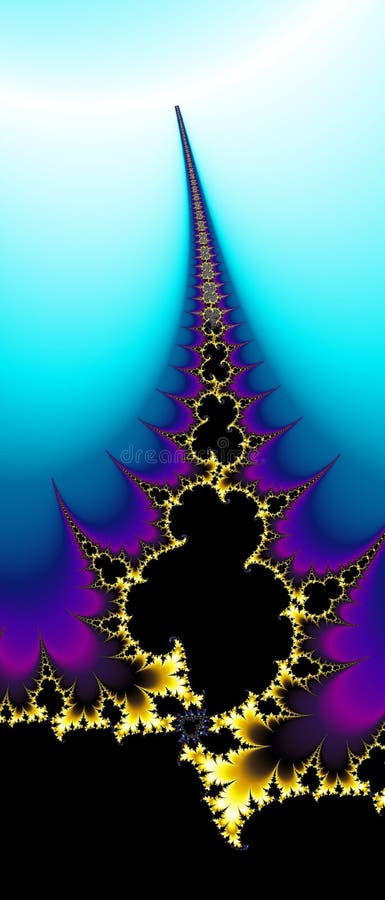 Abstract Computer Generated Fractal Design. a Fractal is a Never-ending ...