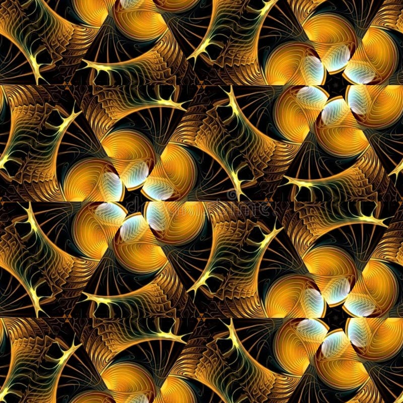 Abstract Computer Generated Fractal Design. a Fractal is a Never-ending ...