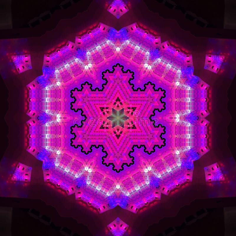 Abstract Computer Generated Fractal Design. a Fractal is a Never-ending ...