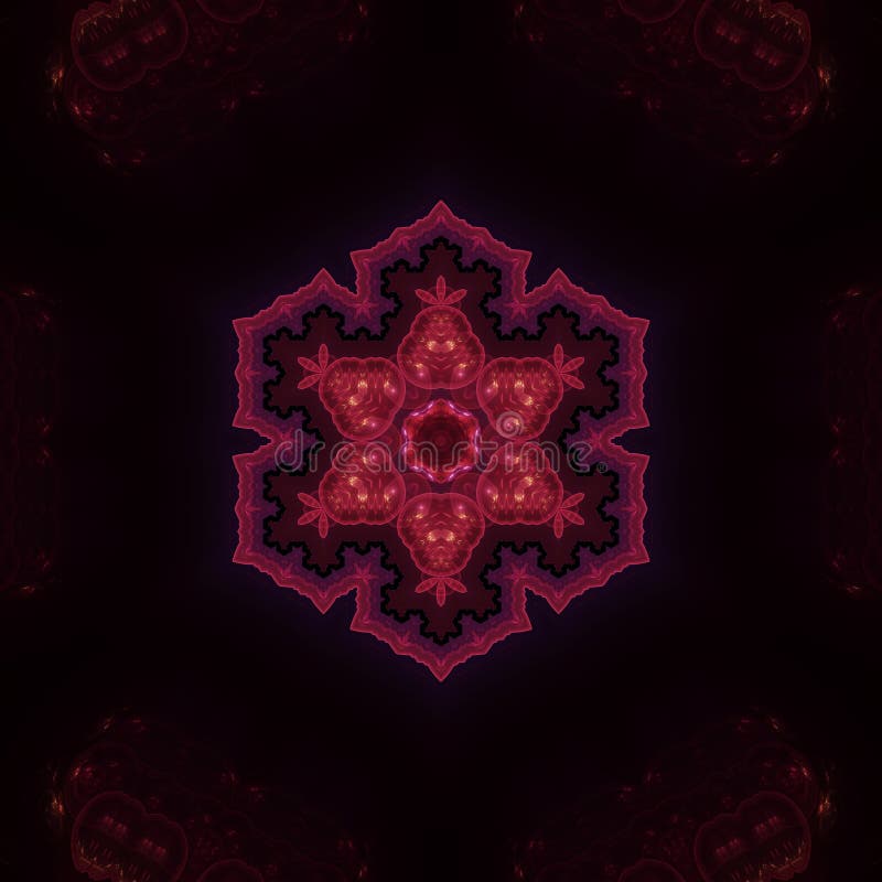 Abstract Computer Generated Fractal Design. a Fractal is a Never-ending ...