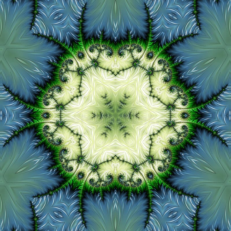 Abstract Computer Generated Fractal Design. a Fractal is a Never-ending ...