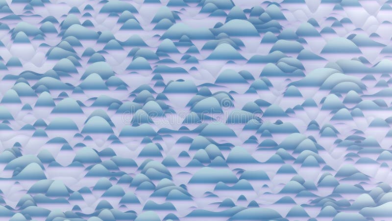 Abstract Computer Generated Image of an Stylized Snow Mountains Stock ...