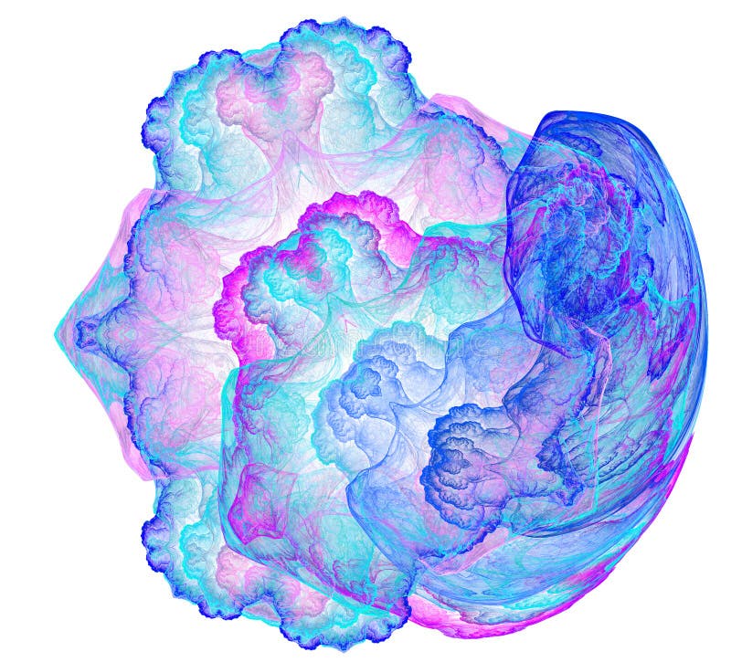 An Abstract Computer Generated Modern Fractal Design. Abstract Fractal ...