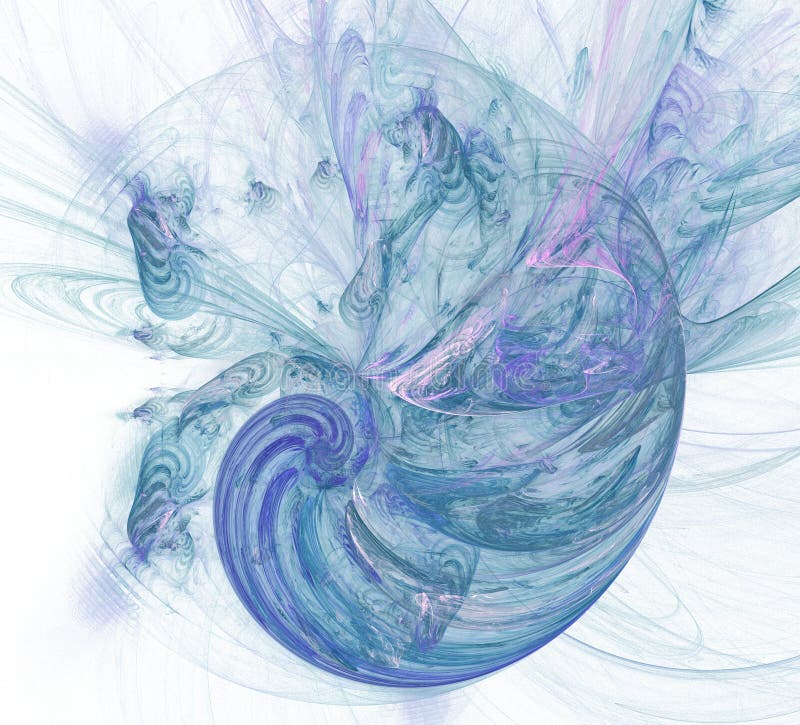 An Abstract Computer Generated Modern Fractal Design. Abstract Fractal ...