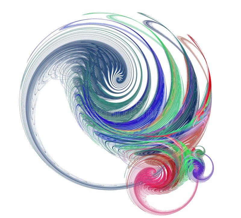 An Abstract Computer Generated Modern Fractal Design. Abstract Fractal ...