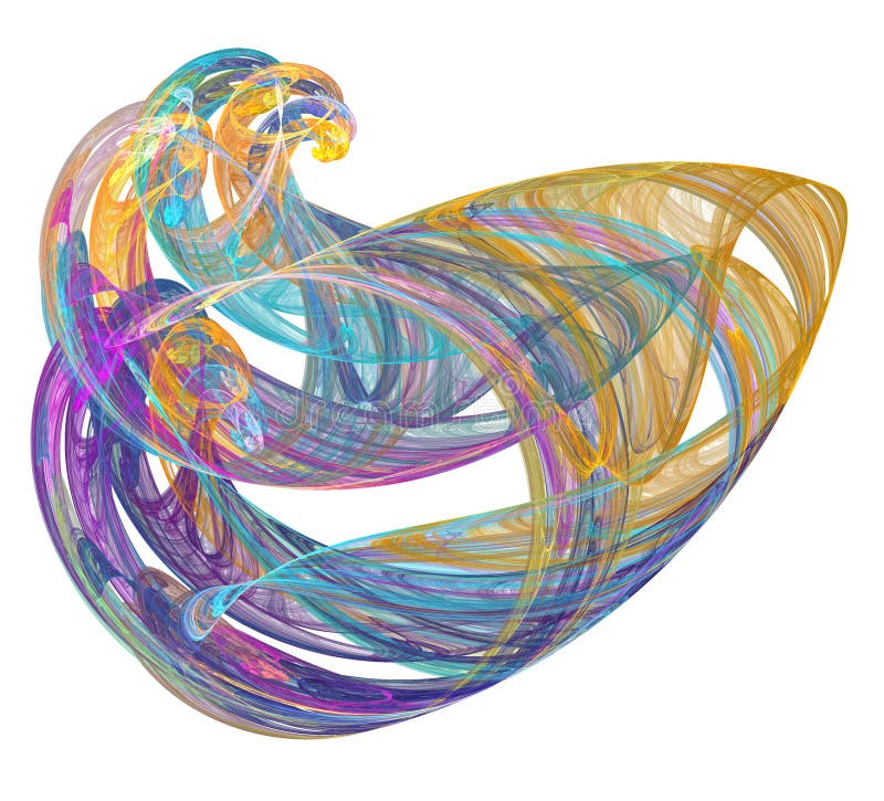 An Abstract Computer Generated Modern Fractal Design. Abstract Fractal ...