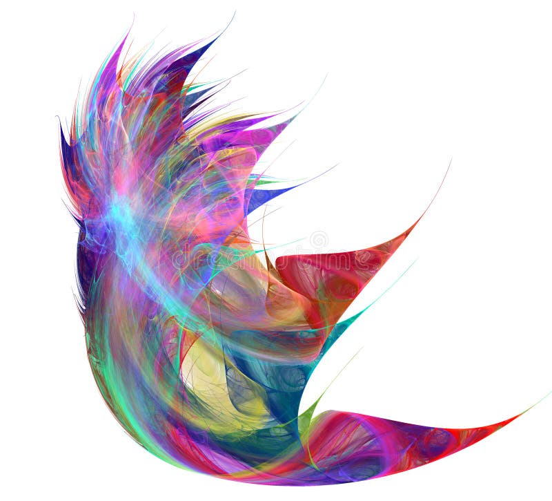 An Abstract Computer Generated Modern Fractal Design. Abstract Fractal ...