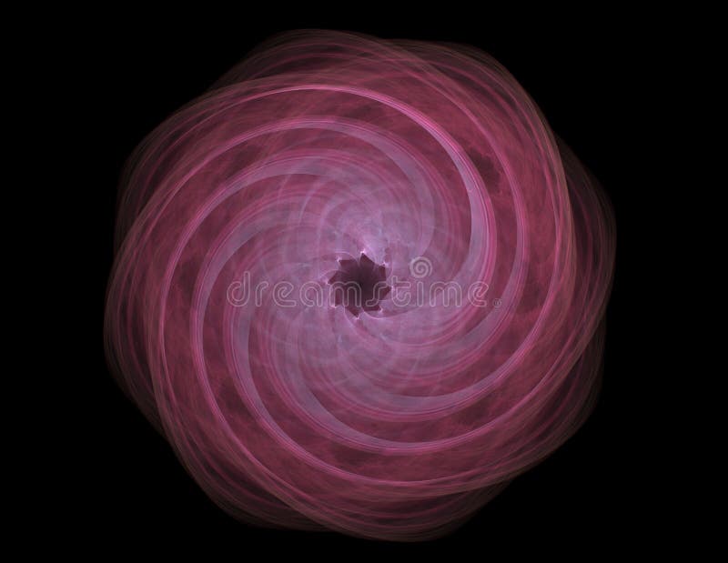 An Abstract Computer Generated Modern Fractal Design on Dark Background ...