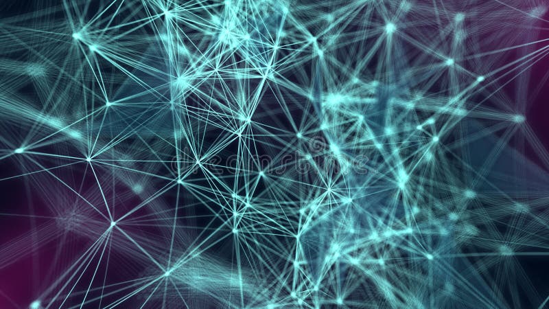 Computer Generated Graphics. Tech Background. Stock Illustration ...