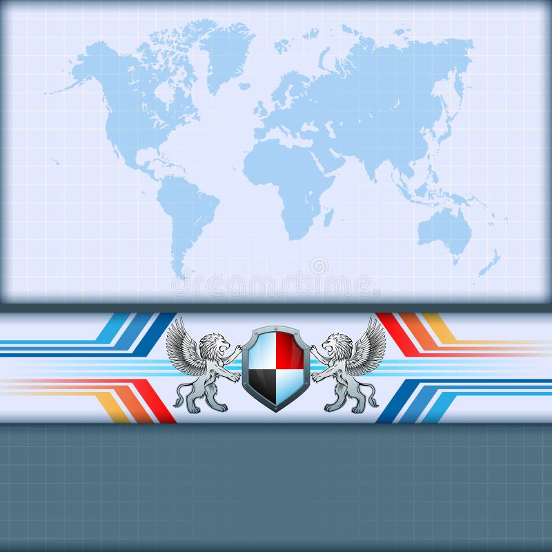 World Map Shields Stock Illustrations – 109 World Map Shields Stock ...