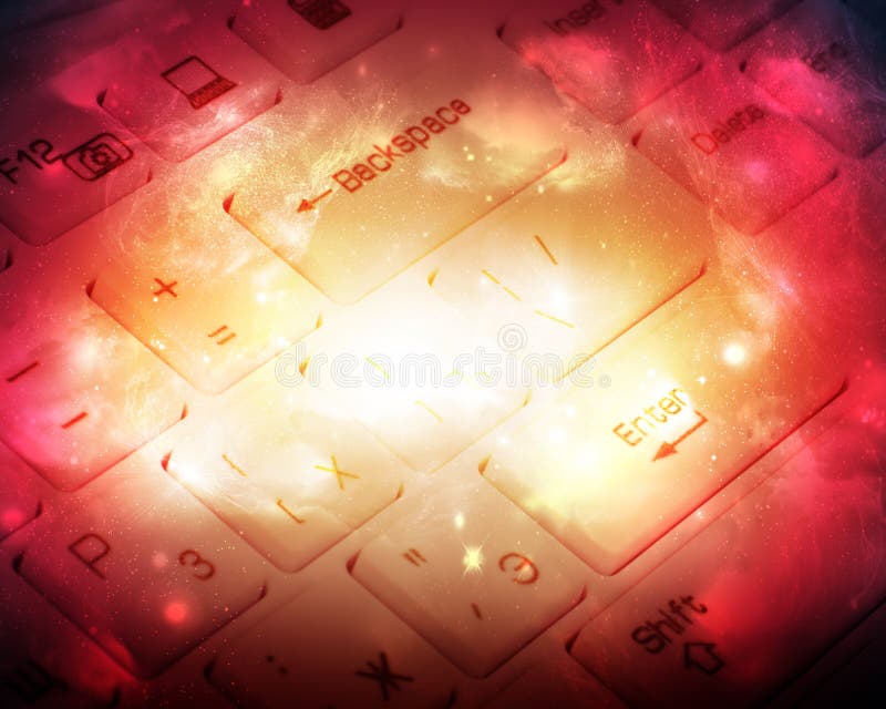 Abstract computer keyboard stock illustration. Illustration of ...