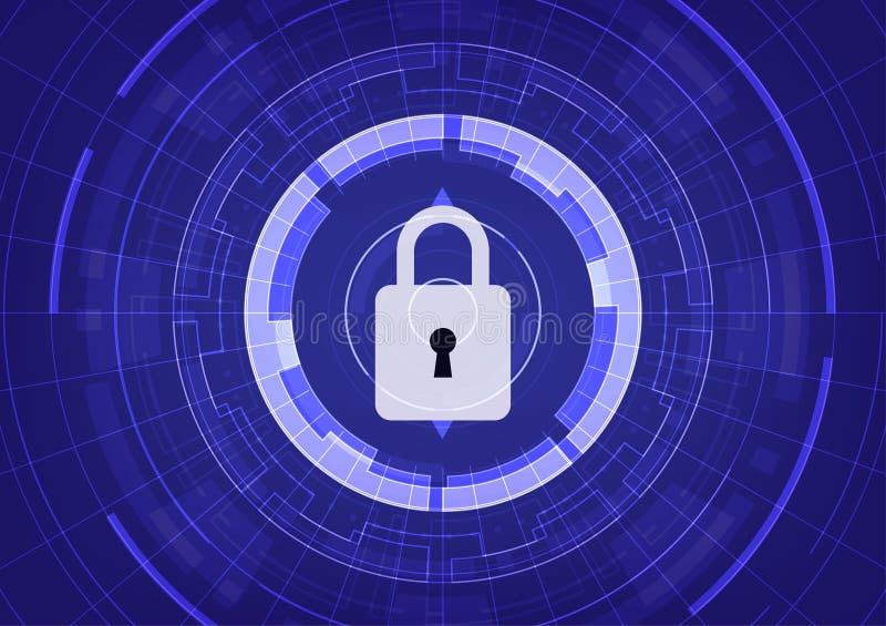 Networking Hub, Protection and Security Vector Icons Set Cyber Computer ...