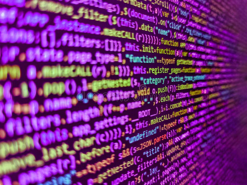 Database Developer Explaining Algorithm To Colleague Coder Pointing At Running Code Stock Image
