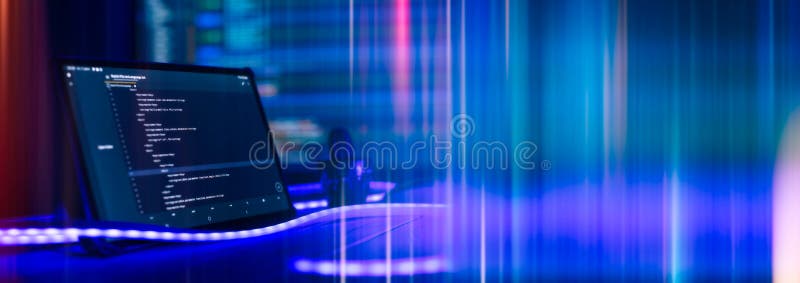 Abstract Computer Script Code Programming Code Screen Of Software Developer Software