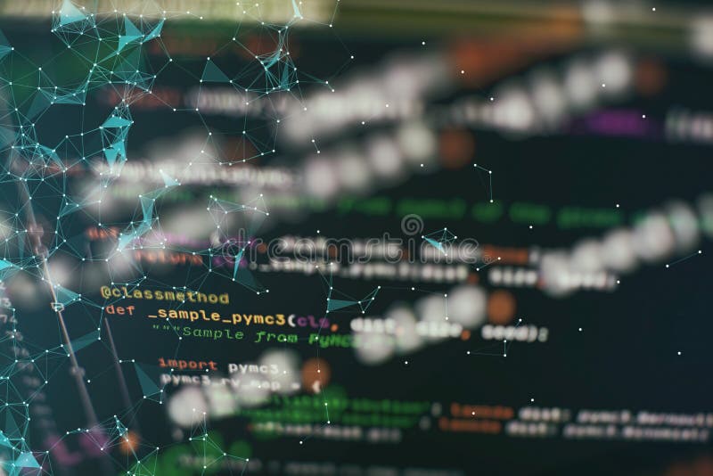 Abstract Computer Script Code Programming Code Screen Of Software Developer Software
