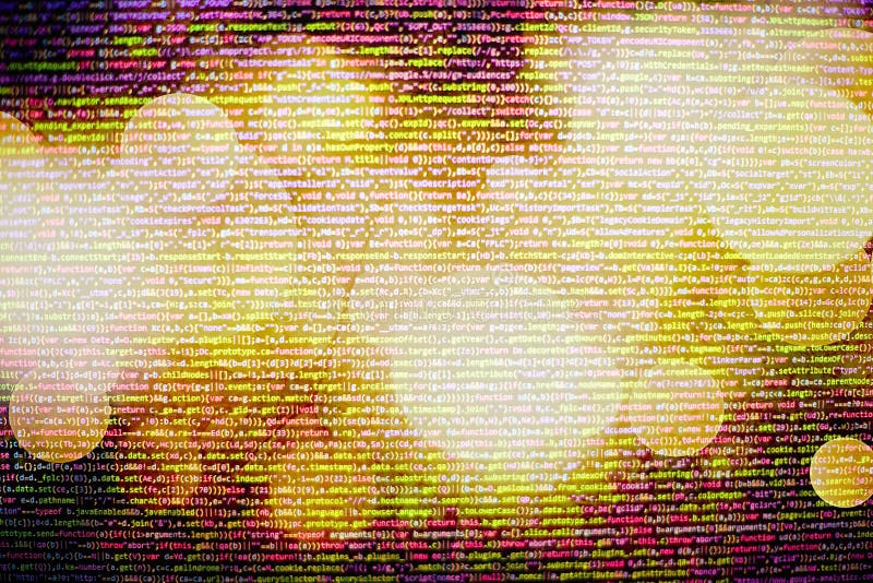 Abstract Computer Script Code Programming Code Screen Of Software Developer Software