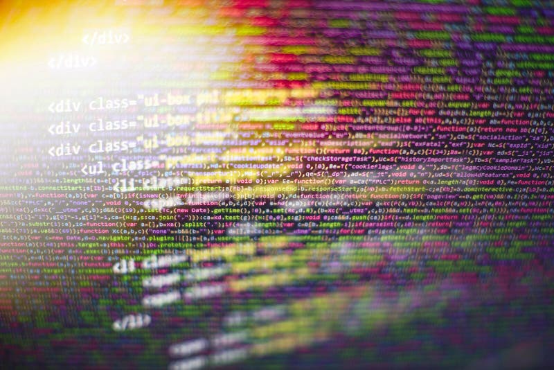 Abstract Computer Script Code Programming Code Screen Of Software Developer Software 4888