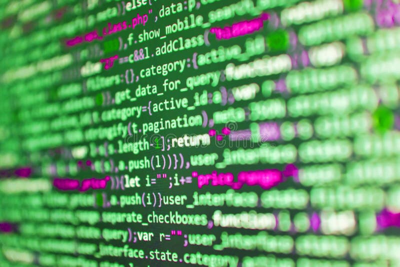Abstract Computer Script Code Programming Code Abstract Technology Background Of Software