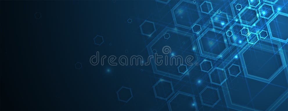 Abstract Computer Technology Background. Network Visual Connection ...