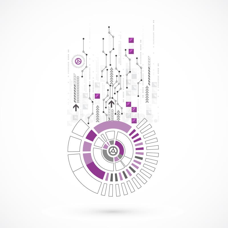 Abstract Computer Technology Background For Your Business Stock Vector ...