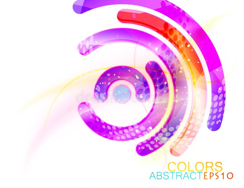 Abstract Concave Colors Shape Scene Vector Stock Vector - Illustration ...