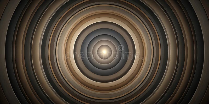 Abstract Concentric Circles in Earthy Tones a Visual Representation of ...