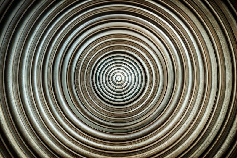 Abstract Concentric Circles, Metallic, Design Element, Visual Illusion ...