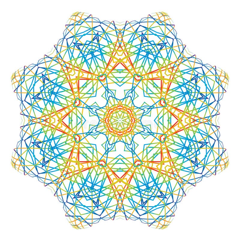 Abstract Concentric Pattern Shape Stock Illustration - Illustration of ...