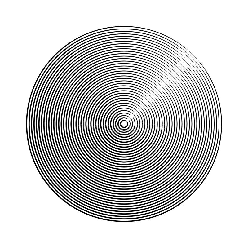Abstract Concentric Pattern Stock Illustration - Illustration of design ...