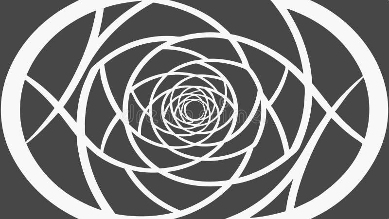 Abstract Concentric Spiral Vortex Pattern, Vector Design Generative AI ...