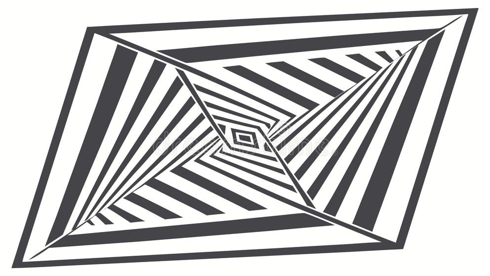 Abstract Concentric Square Pattern, Vector Design Generative AI Stock ...