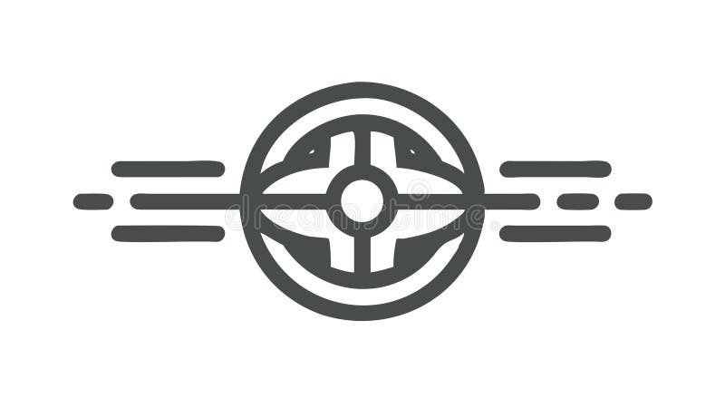 Abstract Concentric Target Symbol, Vector Design Generative AI Stock Vector - Illustration of ...