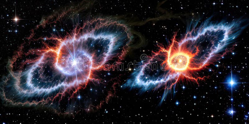 Abstract Concept Background Stunning Supernova by Assorted Colorful ...