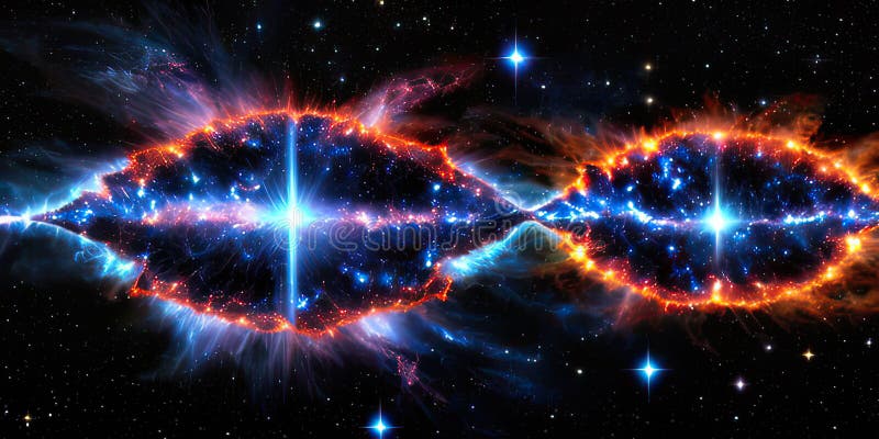 Abstract Concept Background Stunning Supernova by Assorted Colorful ...