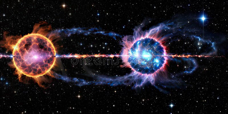 Abstract Concept Background Stunning Supernova by Assorted Colorful ...