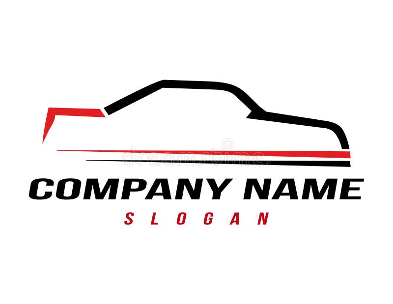 Abstract Concept of a Car Logo Stock Illustration - Illustration of ...