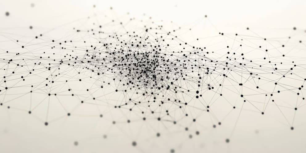 Abstract Concept of Connected Dots in Big Data Representation for ...