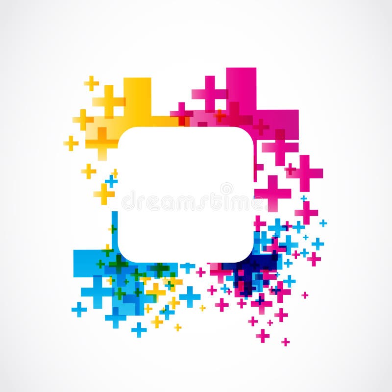 Colorful Positive Thinking Background Stock Vector - Illustration of ...