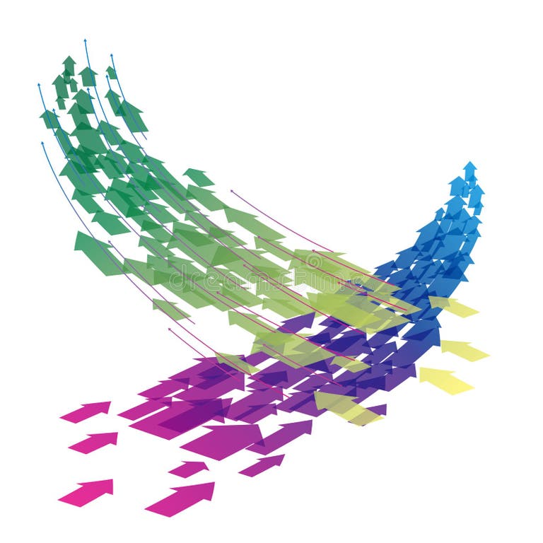 Staggered Arrow Stock Illustrations – 182 Staggered Arrow Stock ...